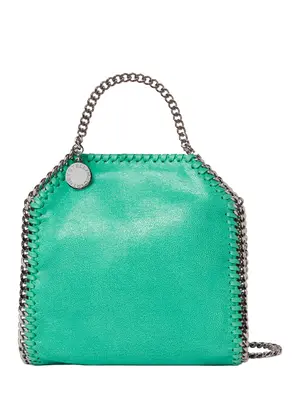 Stella McCartney Falabella Tiny Tote Bag Bright Green