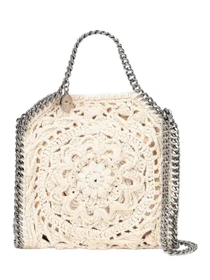 Stella McCartney Falabella Tiny Tote Bag Cream