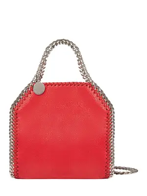 Stella McCartney Falabella Tiny Tote Bag Lipstick Red