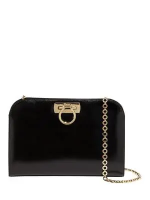 FERRAGAMO Diana Clutch - Black