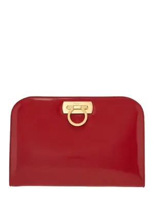 FERRAGAMO Diana Clutch - Red