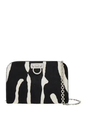 FERRAGAMO Diana Clutch - White