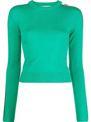 CHIARA FERRAGNI Chiara Ferragni Logo-Print Crew-Neck Jumper