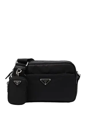 Prada Re-nylon Crossbody Bag - Black