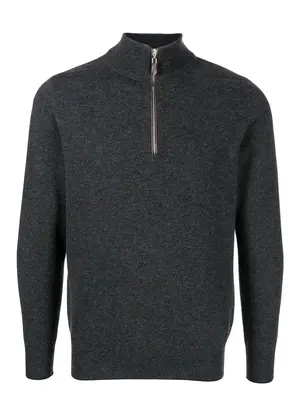 N.peal Long-sleeve Cashmere Jumper - Grey