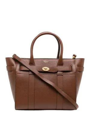 Mulberry Small Bayswater Zipped Tote Bag - Brown