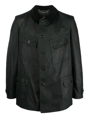 MAISON MARGIELA Waxed Cotton Jacket - Green