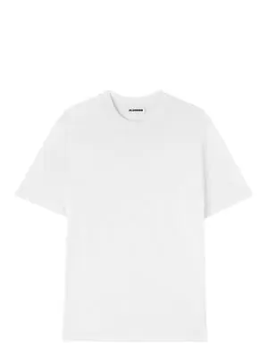 JIL SANDER Round-neck Short-sleeve T-shirt - White