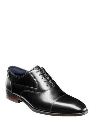 STACY ADAMS Kallum Cap Toe Oxford - Black