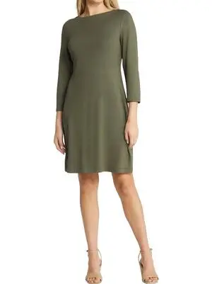 Tommy Bahama Darcy Three-quarter Sleeve Minidress - Banana Leaves