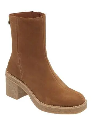 TONI PONS Toni Pons Piani Suede Ankle Bootie Tobacco