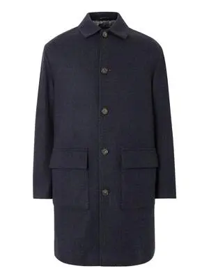 Loro Piana Double-faced Cashmere-blend Coat - Blue