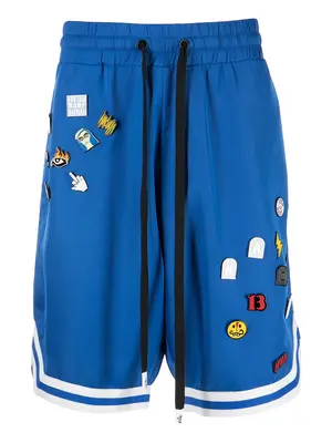 HACULLA. Mixed-pins Track Shorts - Blue