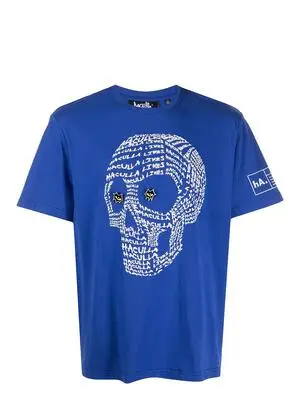 HACULLA. Skull-print T-shirt - Blue