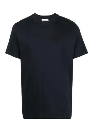 JIL SANDER Round-neck-short-sleeve T-shirt - Blue