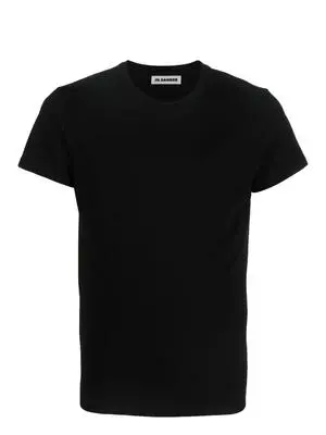 JIL SANDER Short-sleeve Cotton T-shirt - Black