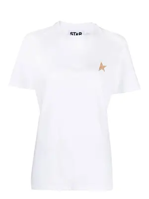 GOLDEN GOOSE Star-print T-shirt - White