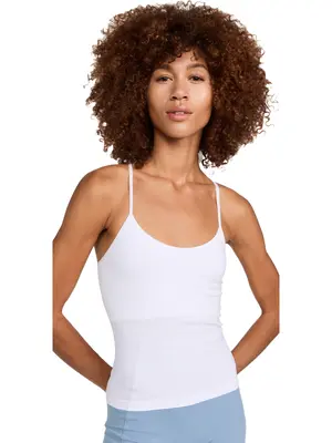 Splits59 Splits59 Loren Seamless Waist Length Tank White