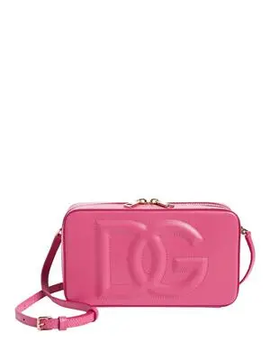 Dolce & Gabbana Dg Logo Leather Camera Bag - Glicine