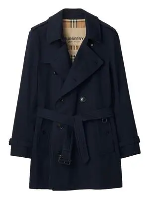 Burberry The Kensington Heritage Trench Coat - Coal Blue