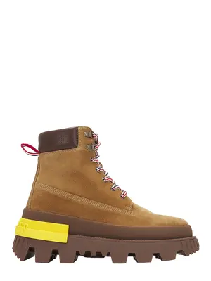 Moncler Mon Corp Ankle Boots - Light Brown