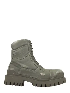Balenciaga Balenciaga Combat Strike Boots Kaki
