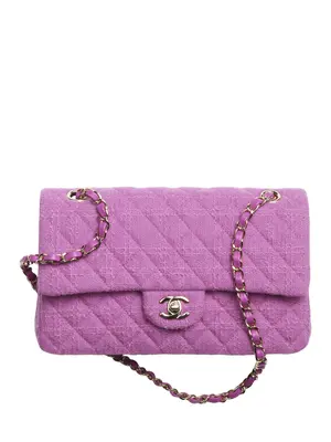 Chanel Classic Handbag Purple
