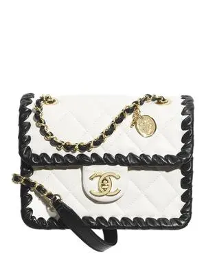 Chanel Mini Flap Bag White & Black