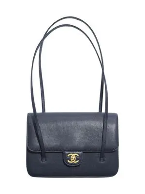 Chanel Small Flap Bag Dark Blue
