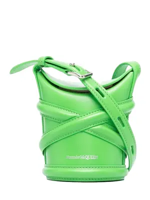 Alexander McQueen The Curve Micro Crossbody Bag - Green