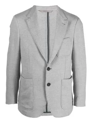 Canali Single-breasted Wool Blazer - Grey