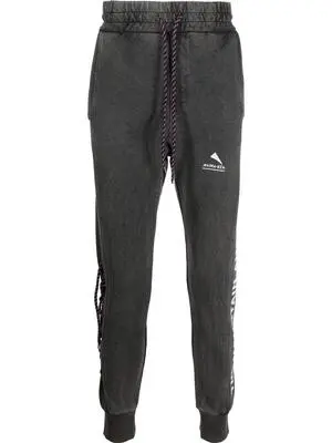 MAUNA KEA Lace-up Detail Track Pants - Grey