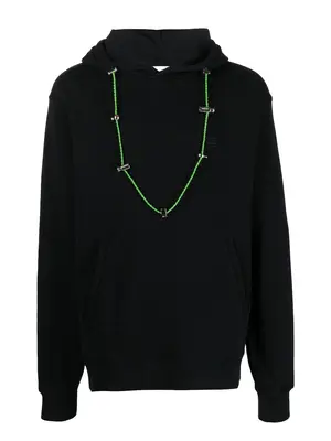 AMBUSH Stoppers Relaxed-fit Hoodie - Black