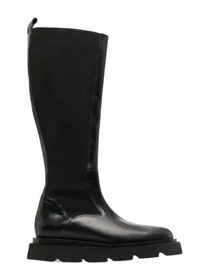 ATP ATELIER Cometti Knee-high Leather Boots - Black