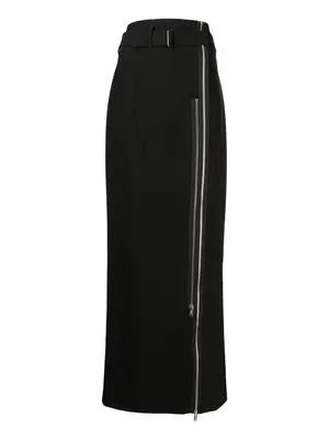 UNDERCOVERISM Zip-detail High-waisted Skirt - Black