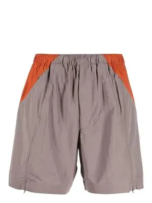 Y3 Colour-block Track Shorts - Neutrals