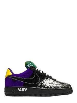 Nike X Virgil Abloh X Louis Vuitton Air Force 1 Low Sneakers - Black