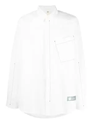 OAMC Asymmetric Pocket Long Sleeve Shirt - White