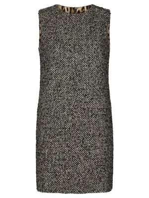 DOLCE & GABBANA Dolce & Gabbana A-Line Tweed Minidress