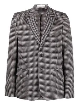 VALENTINO Geometric-pattern Print Blazer