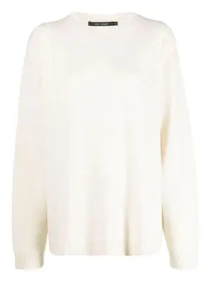 Sofie D'hoore Cable-knit Crew Neck Jumper - Neutrals