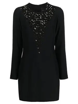 John Richmond Rhinestone-embellished Dress - Black