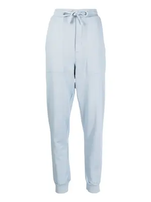 Nanushka Shay Embroidered Track Pants - Blue