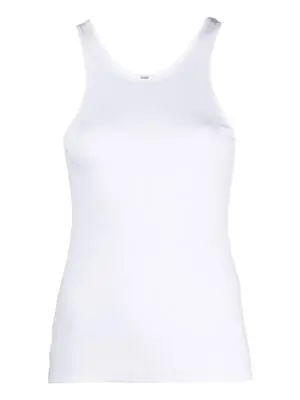 TOTÊME Fine Curved Ribbed Tank Top