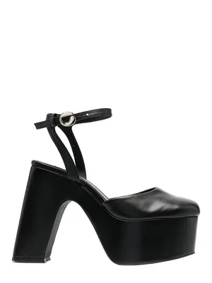 Coperni Bridge Platform Pumps - Black