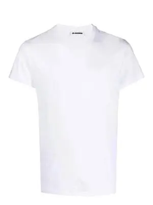 JIL SANDER Crew-neck Cotton T-shirt - White