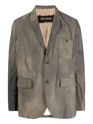UMA WANG Faded Effect Blazer - Grey