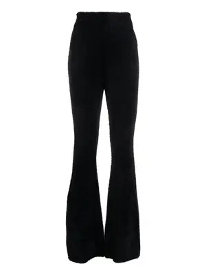 AMBUSH Flared-leg High-waisted Trousers - Black
