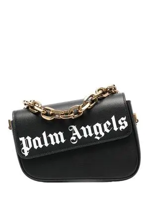 Palm Angels Logo-print Shoulder Bag - Black