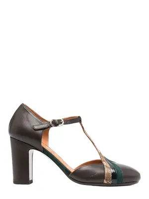 Chie Mihara 85mm Round-toe Leather Pumps - Brown